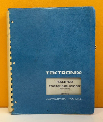 Tektronix 070-1767-00 1974 7633/R7633 Storage Oscilloscope Instruction ...