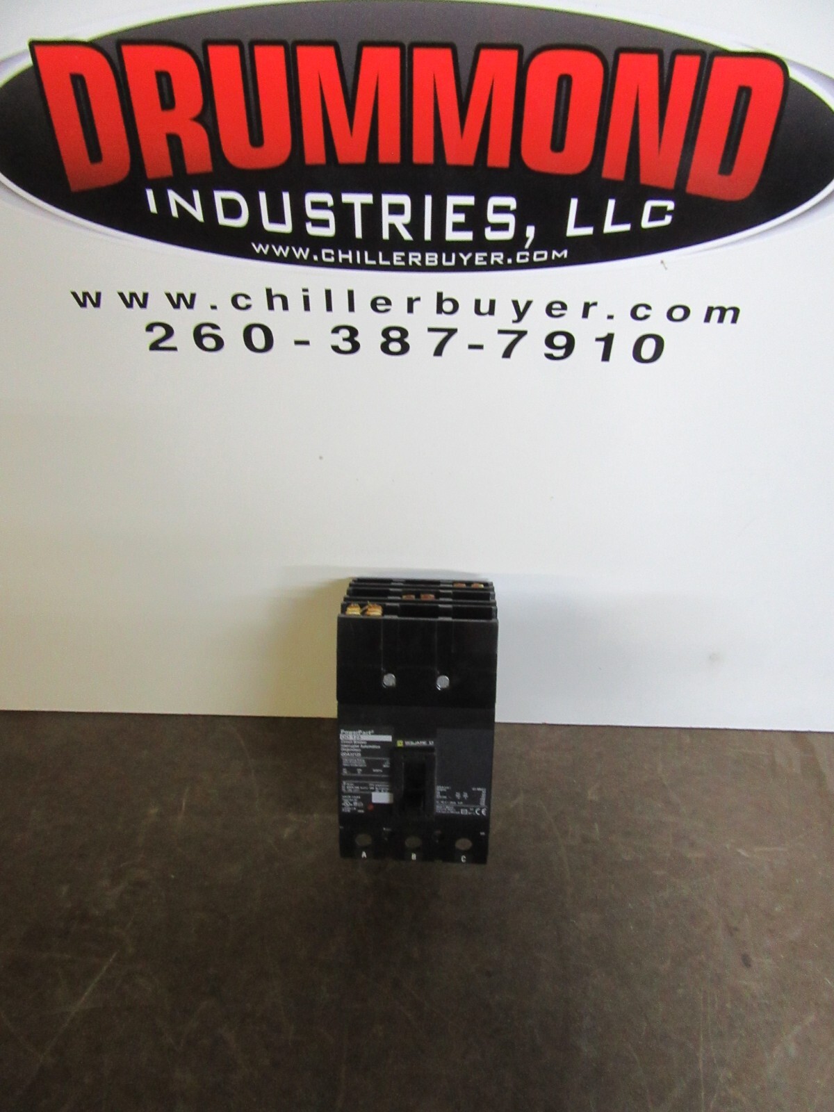 SQUARE D I-LINE BREAKER QDA32125 3-POLE 125 AMP 240 VAC W/ LUGS ...