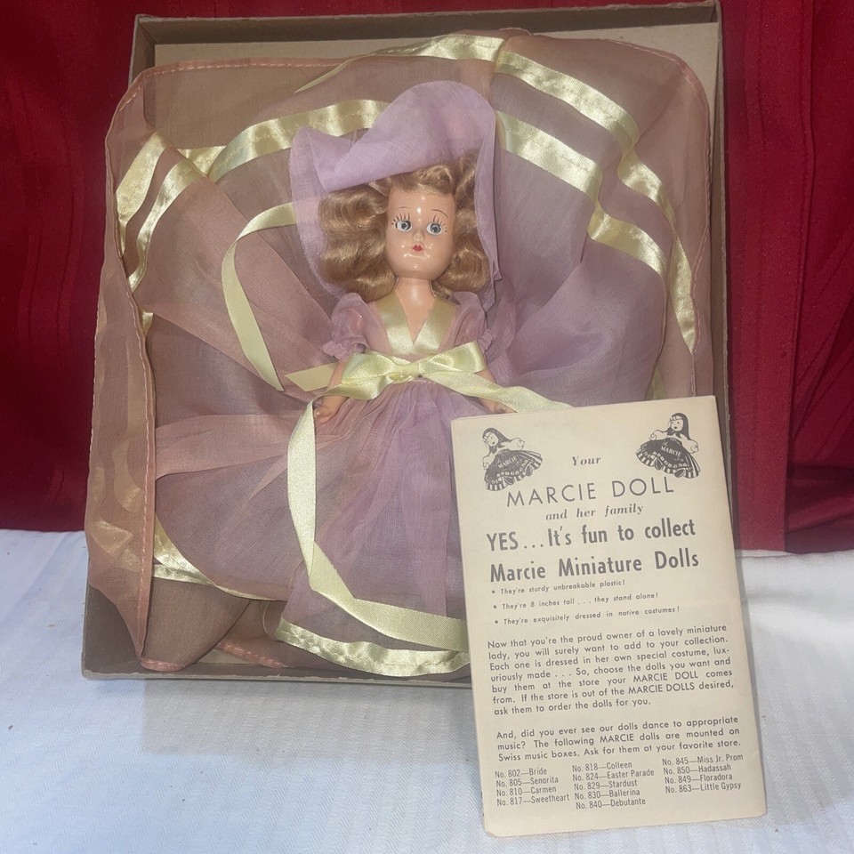 Vintage 8" Marcie Doll #806 Annabelle Lilac With Original Box | eBay
