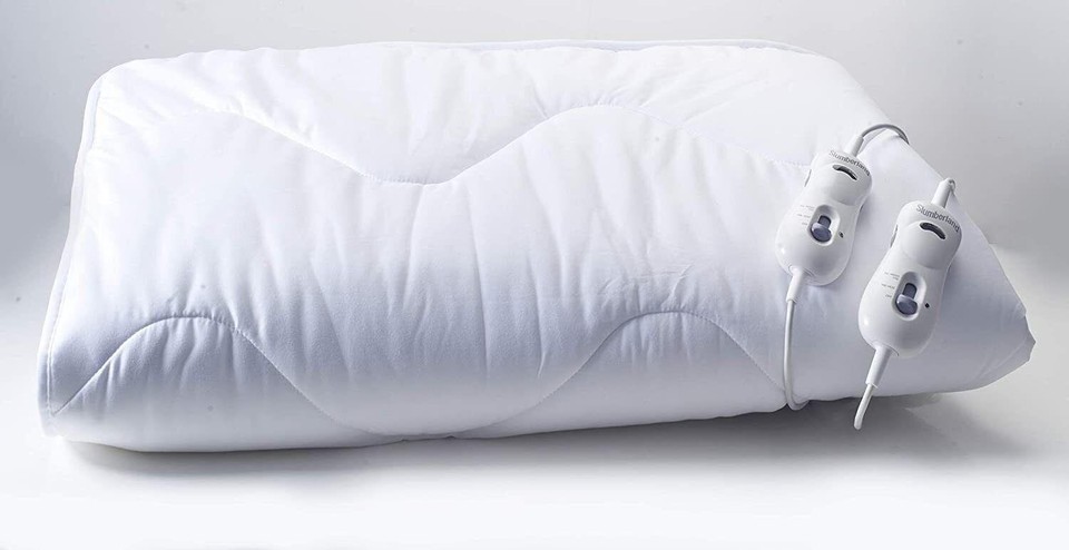 Slumberland Double Size Electric Heat Mattress Topper Dual Control ...