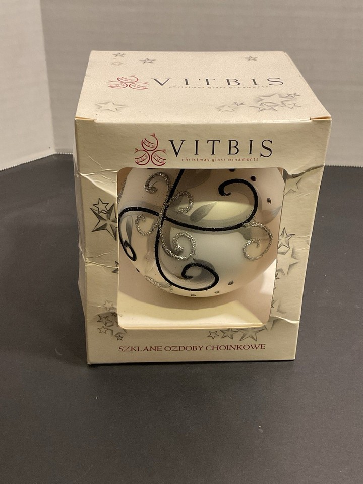 Vitbis Jumbo Christmas Glass Xmas Ornament Poland Szklane Ozdoby ...