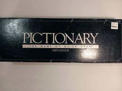 1985 Pictionary First Edition Board Game – Complete Set (The Game of ...
