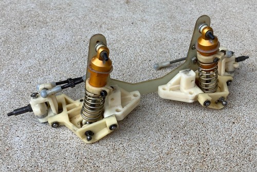 Vintage Original Team Associated RC10 Front Suspension with Gold Shocks ...