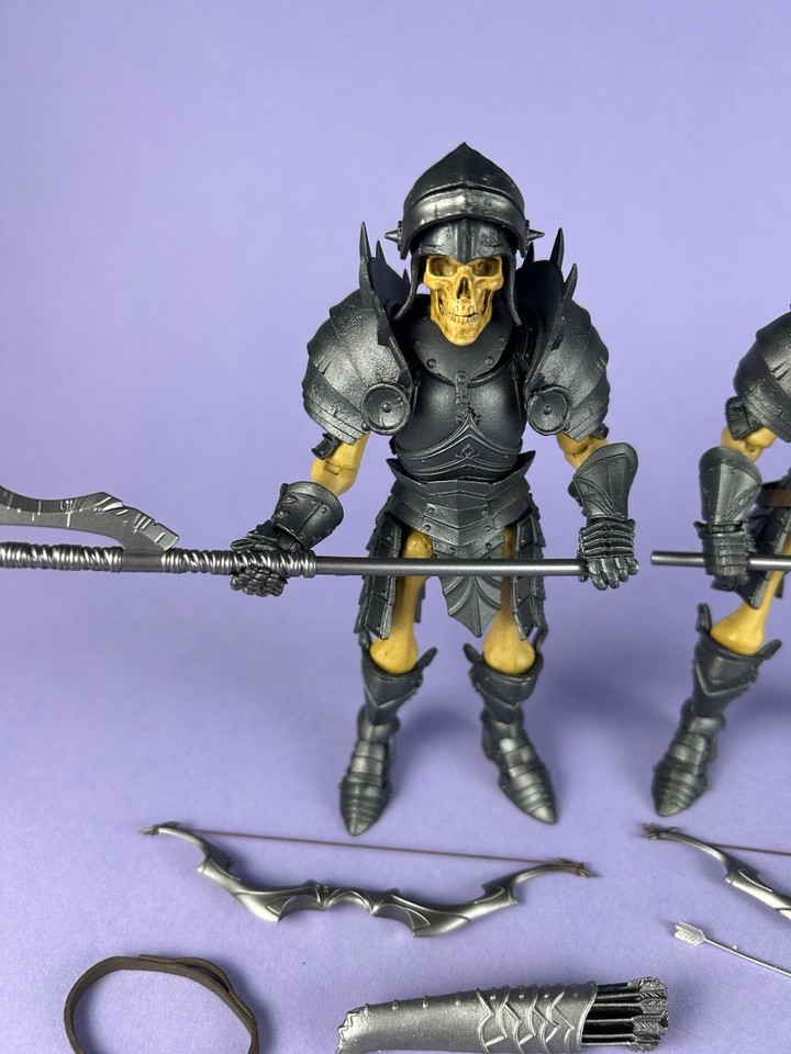 Mythic Legions Four Horseman Armory Knight Purple Red & Skeletons ...