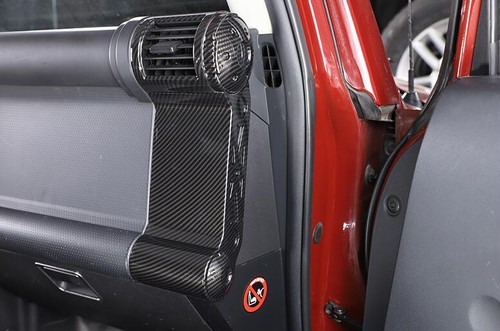 For Toyota FJ Cruiser 2007-21 ABS Carbon Fiber L&R AC Air Outlet Vent ...