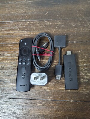 Amazon LY73PR Fire TV Stick With Remote And Power Adapters Streamer ...