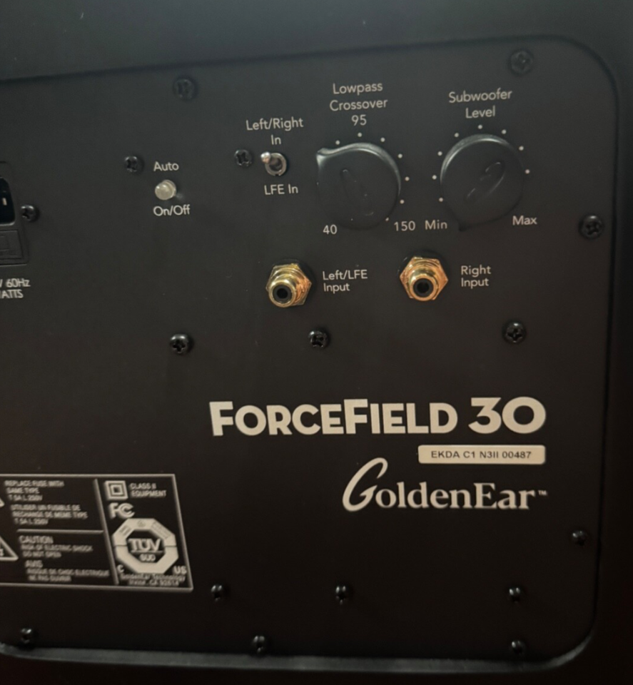GoldenEar ForceField 30 8" High-Output Compact Subwoofer (NEW OPEN BOX) | eBay