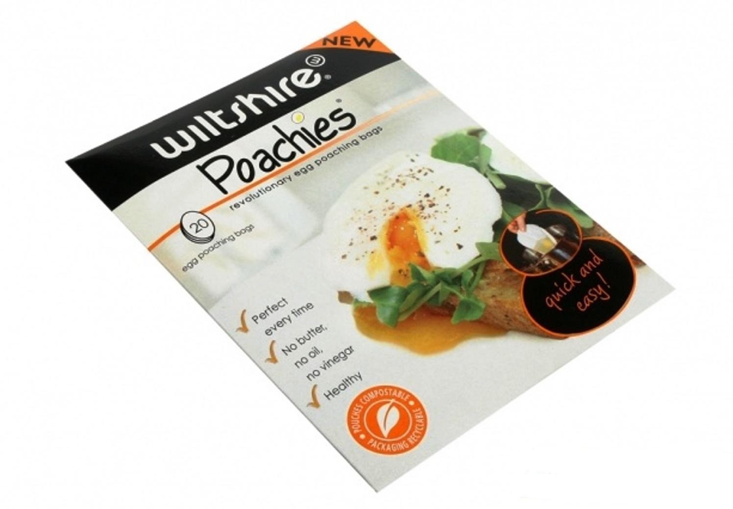 New WILTSHIRE Non-stick Poachies Egg Poacher 20 Bags, Made in UK! RRP ...