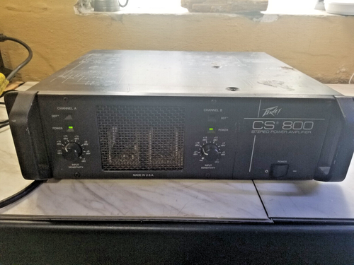 Peavey CS 800 Watt Stereo Power Amplifier USA Amp POWERS ON | eBay
