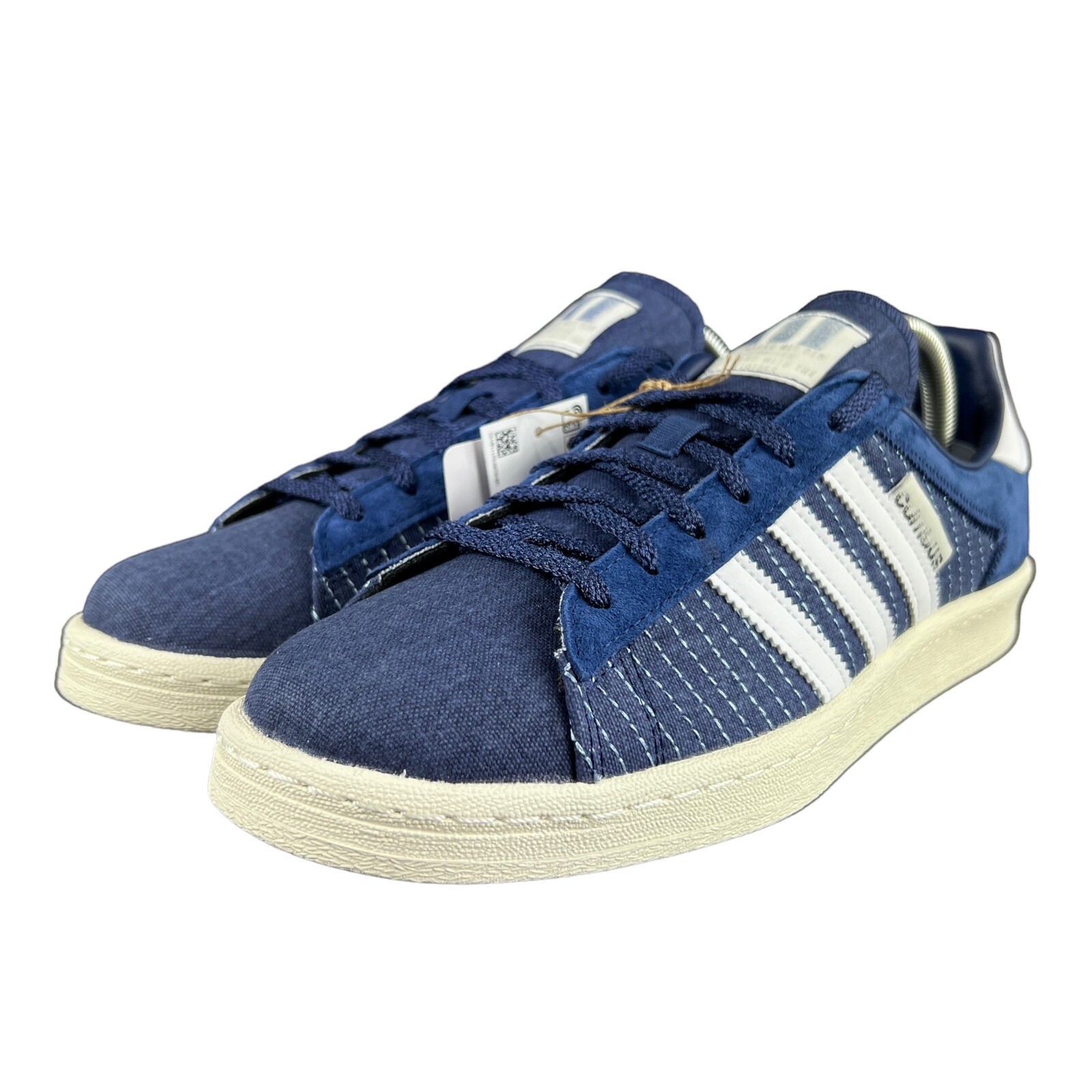Adidas Campus 80 Sashiko Dark Blue White Shoes GY4588 Men's Sizes 7.5 ...
