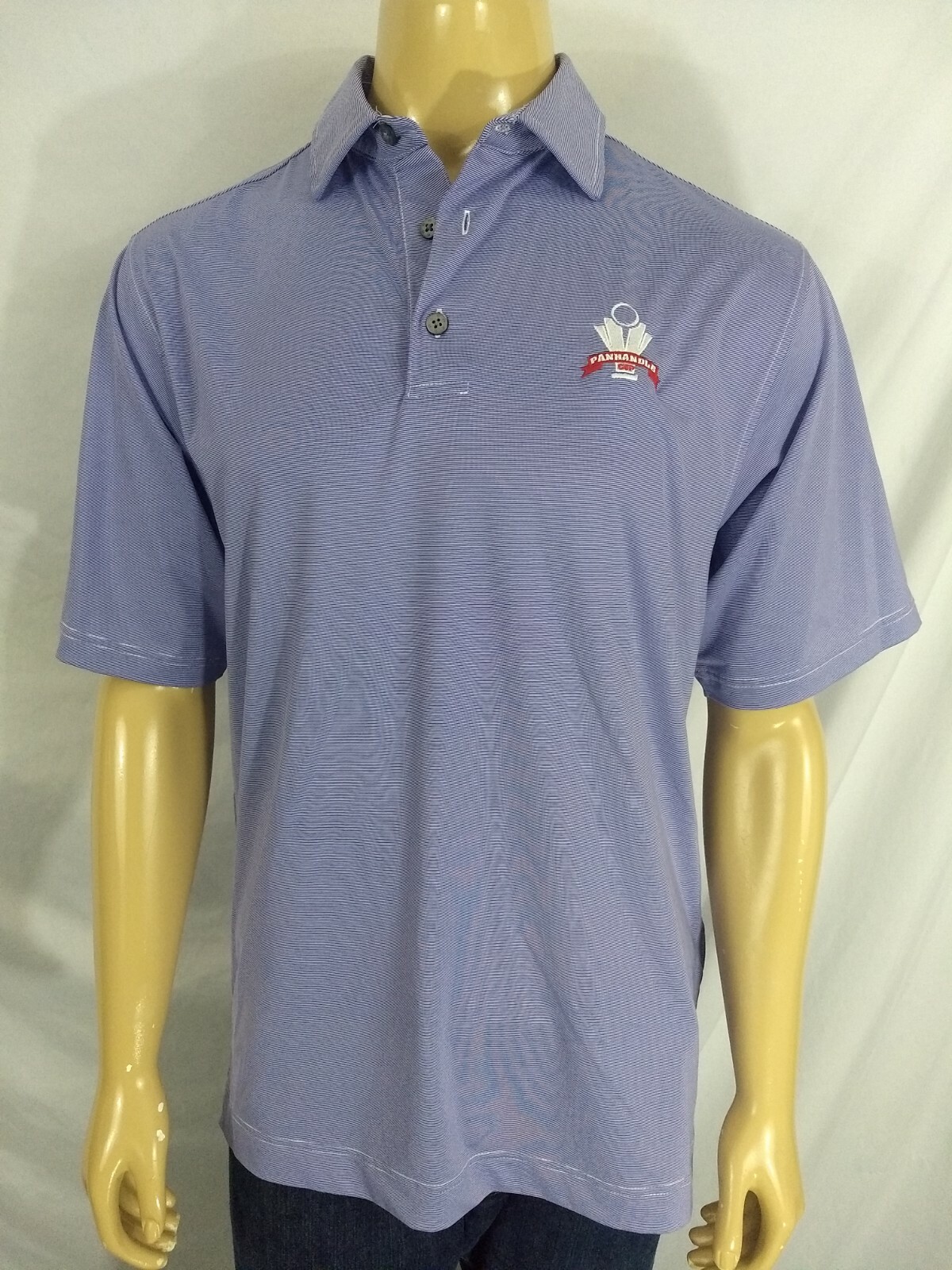 FootJoy GOLF POLO SHIRT SS Mens M Poly Stretch Athletic Purple ...