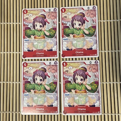 One Piece Card Game Otama OP01-006 Romance Dawn English Playset X4 play set UC | eBay