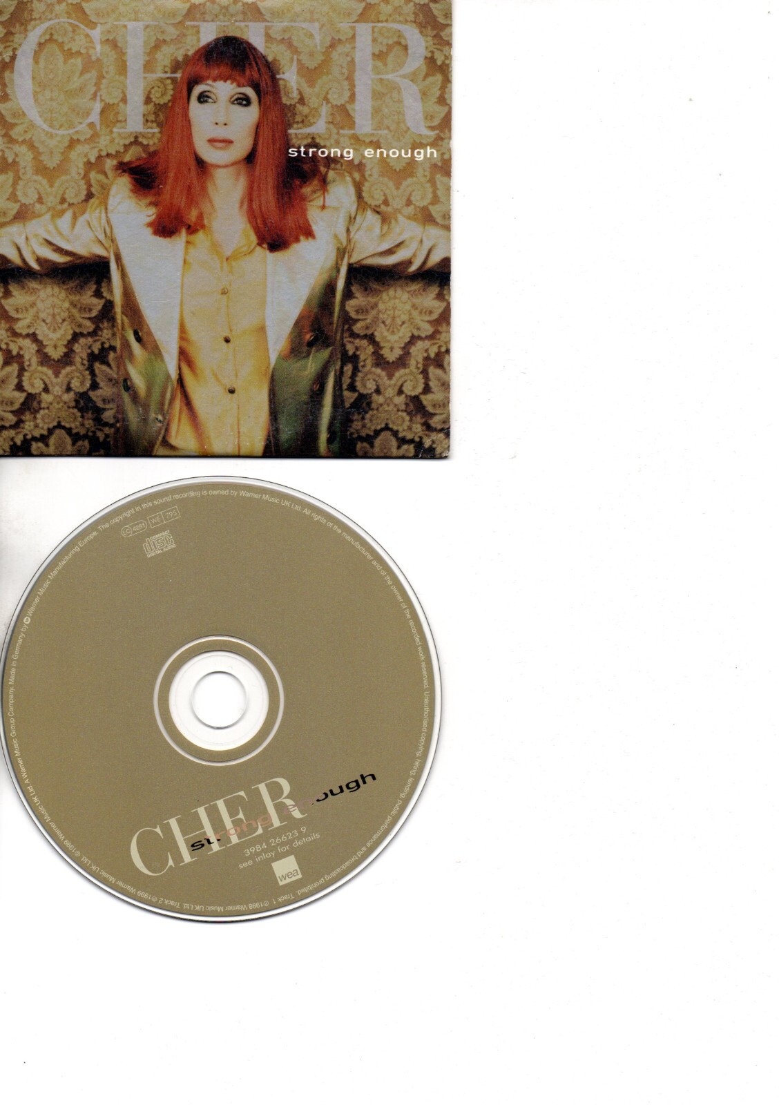 CHER RARE FRENCH CDS IN CARD PS STRONG ENOUGH | eBay