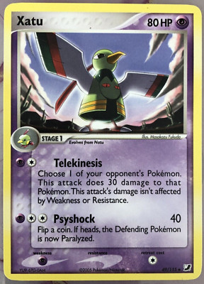 2005 Pokémon TCG Xatu EX Unseen Forces 49/115 Non-Holo Uncommon | eBay