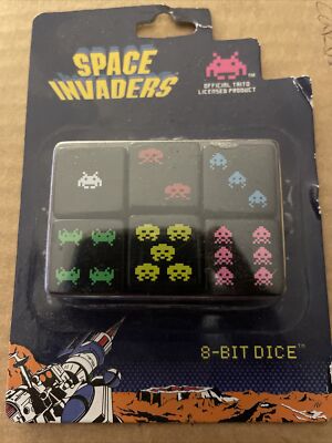 Turn One 8-Bit Dice: Space Invaders Edition | eBay