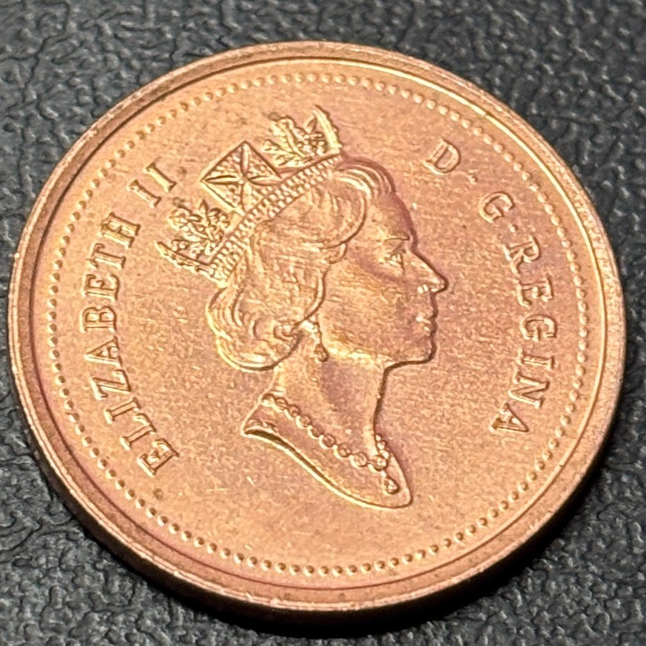 1998 Canadian Cent • Brilliant Uncirculated • Small Cent • Canada World ...
