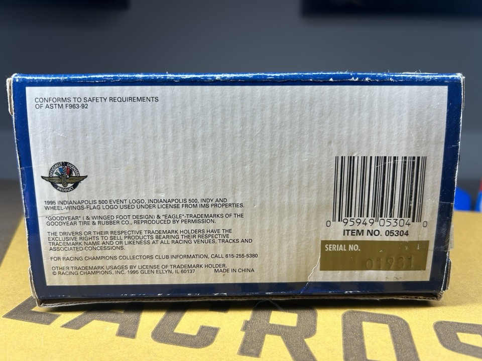 Racing Champions Indianapolis 500 #79 1/43 Scale Die-Cast Indy Race Car ...