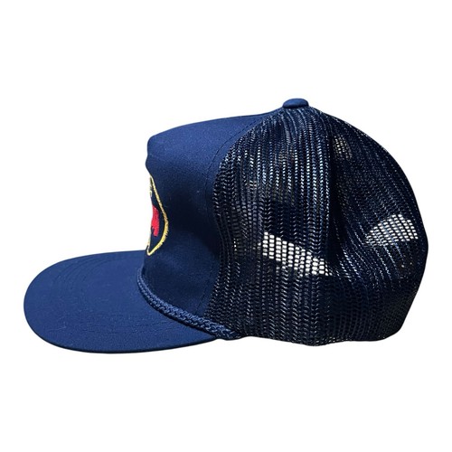 TWA Trans World Airlines Retro LOGO Blue Rope SnapBack Trucker Hat Cap ...