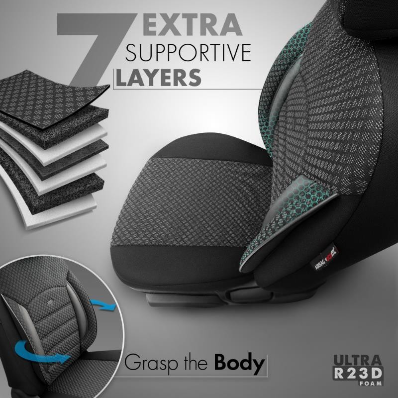 Car Seat Covers SPORT PLUS LINE Black For Infiniti Q60 Convertible 2013 ...