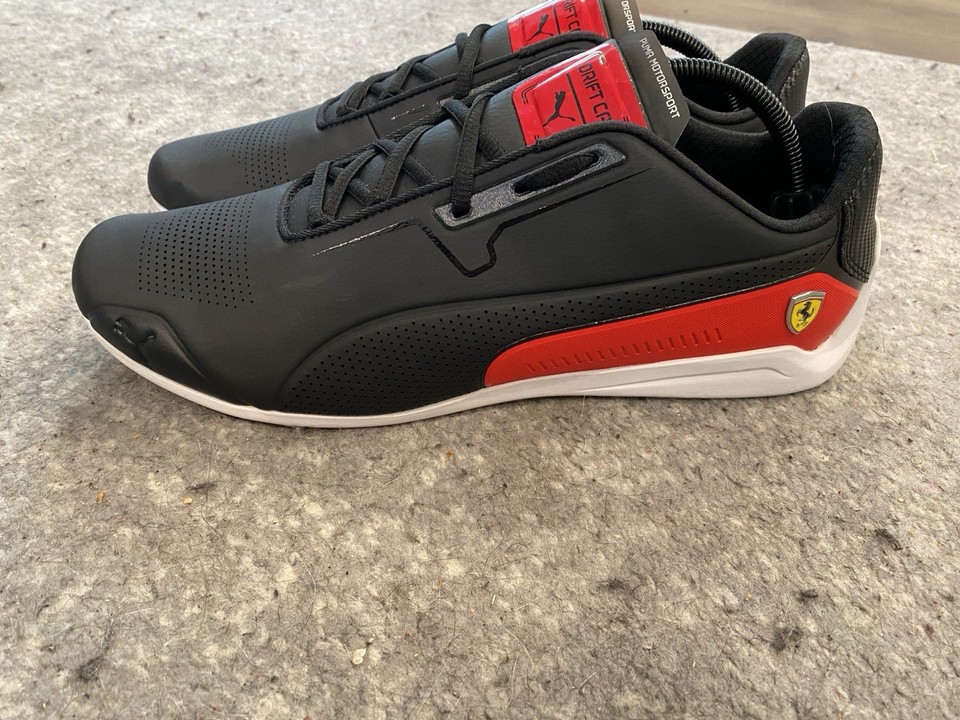 Puma x Ferrari Scuderia Drift Cat Men’s 13 Black Red Driving Shoes ...