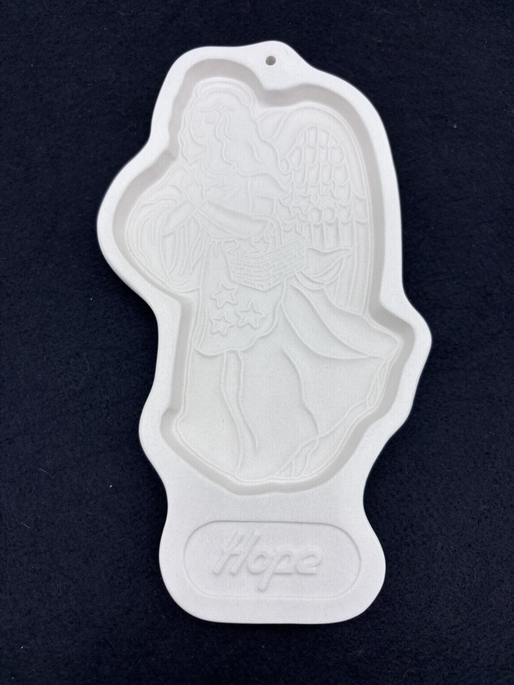 Longaberger Pottery 1994 Angel Series Cookie Mold HOPE | eBay