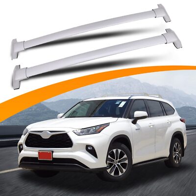 Cross Bar Roof Rack For 2020-2024 Toyota Highlander XSE Limited XLE ...