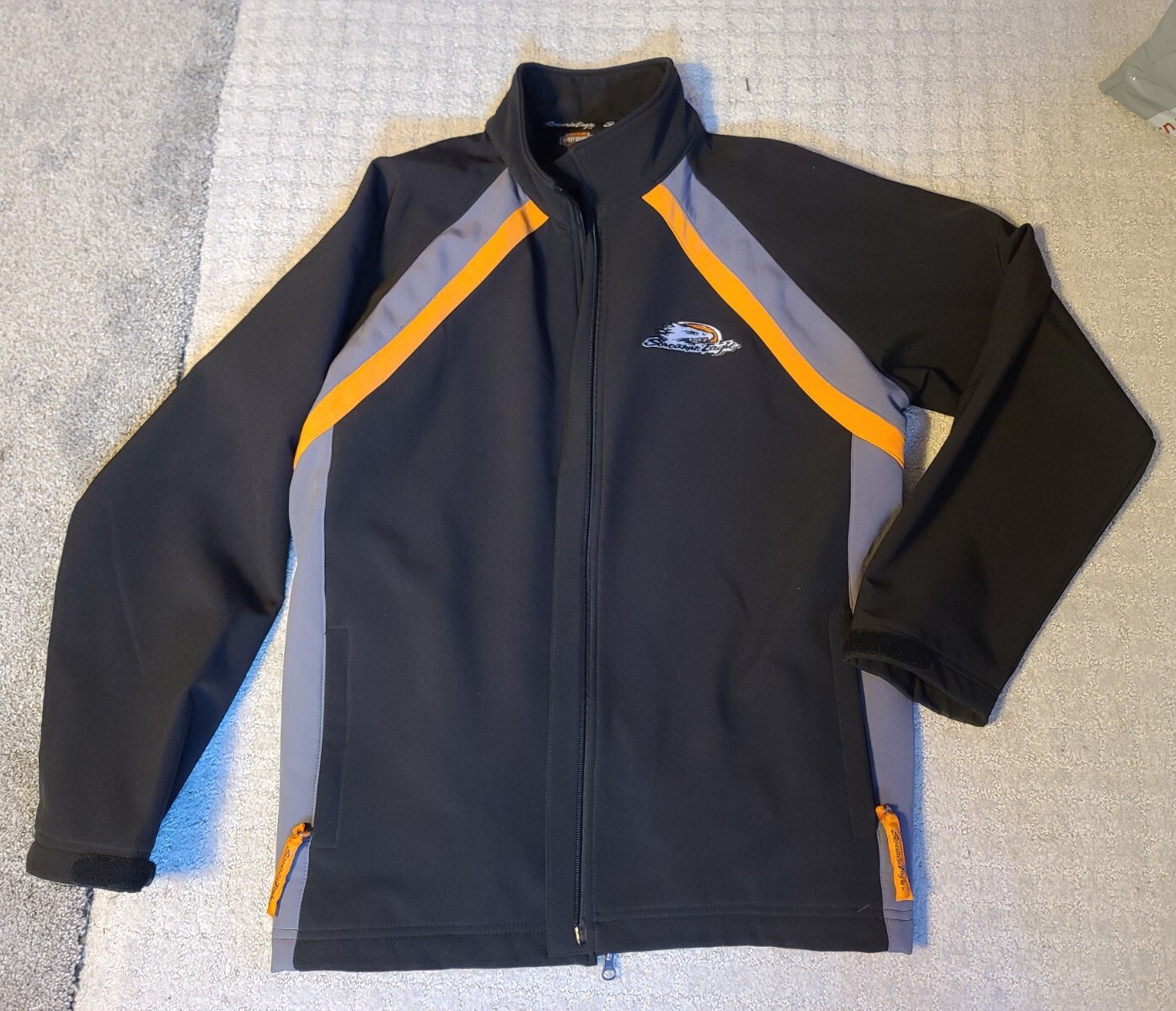 Harley Davidson Mens Large Screaming eagle zip up jac… - Gem