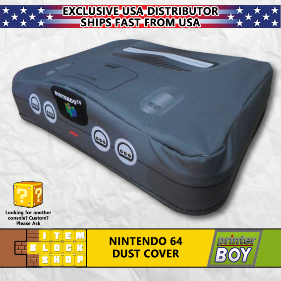Nintendo64 N64 System Console System Dust Cover Vinyl | eBay