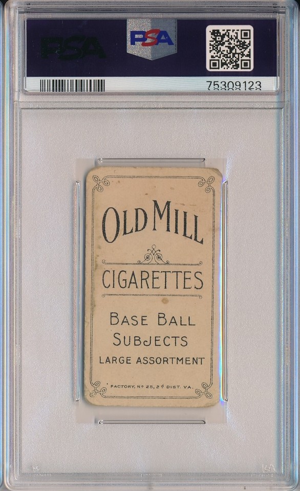 1910 T206 OLD MILL - TY COBB RED PORTRAIT - PSA 1.5 FR (SVSC) FRESHLY ...