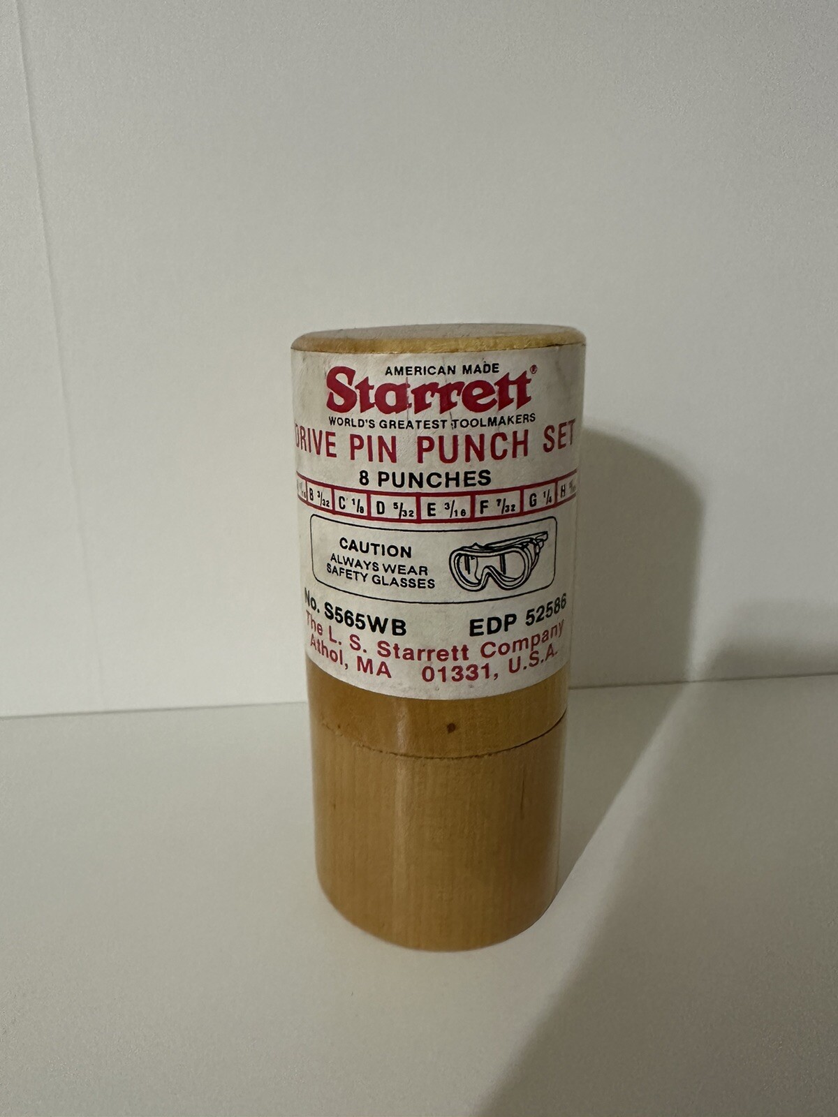 Starrett S565WB 8-Piece Drive Pin Punch Set | eBay