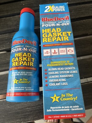 BLUE DEVIL HEAD GASKET REPAIR COOLANT FIX DOUBLE SEALING POWER NEW | eBay