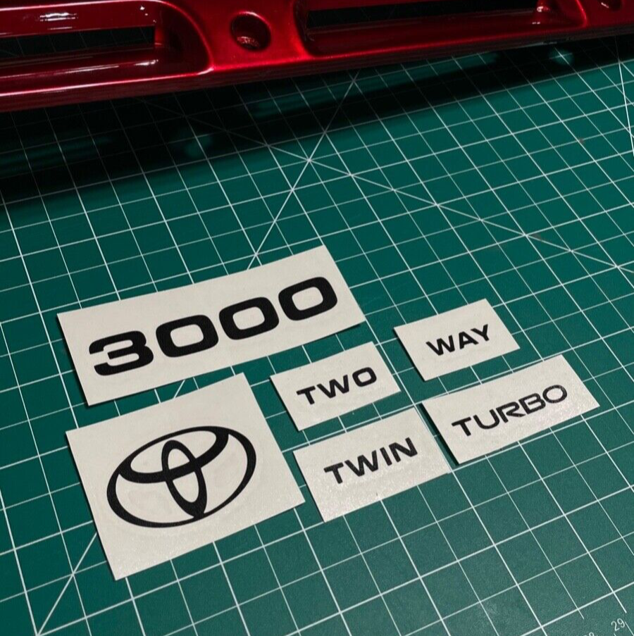 Toyota 2JZ NON-VVTI Coilpack Cover Decals | eBay