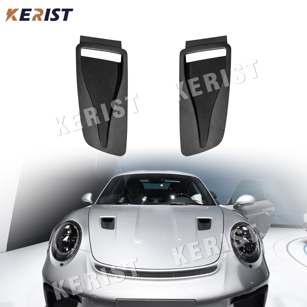 2016-2019 Porsche 911 GT3 RS Carbon Front Bumper Hood Covers Air Vent ...