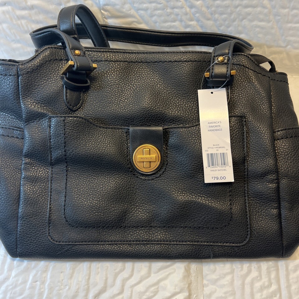 ROSETTI Hailey Satchel Bag Purse Handbag - Black MSRP $79 NWT | eBay