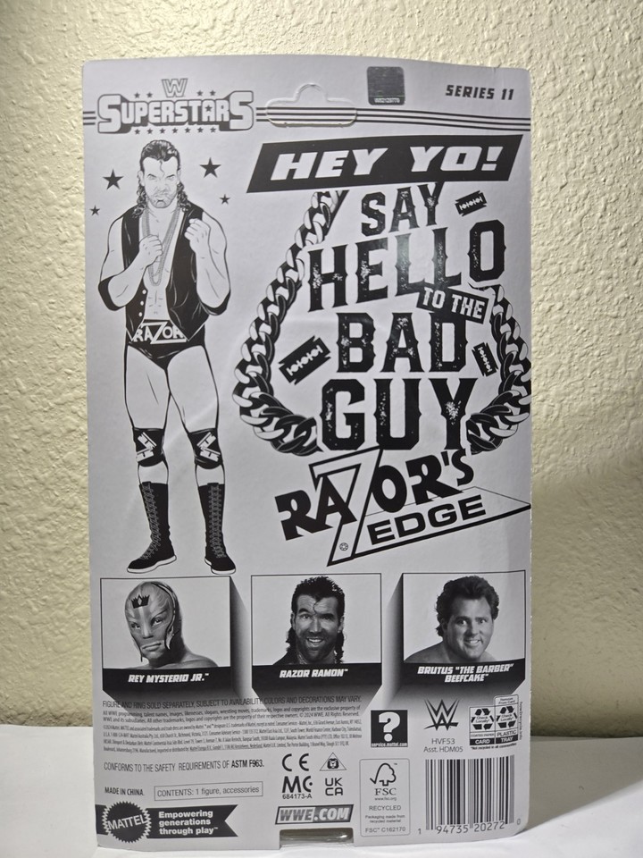 WWE Mattel Superstars Razor Ramon Chase WWF Walmart Exclusive SDCC WCW ...