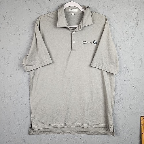 Peter Millar Summer Comfort Shirt Mens Large Geometric Polo Golf ...