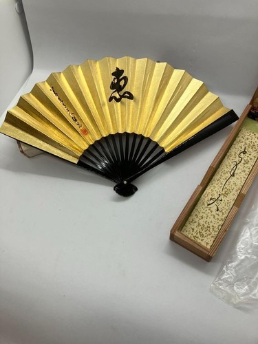 Decorative Fan Suehiro Wooden Box Used | eBay