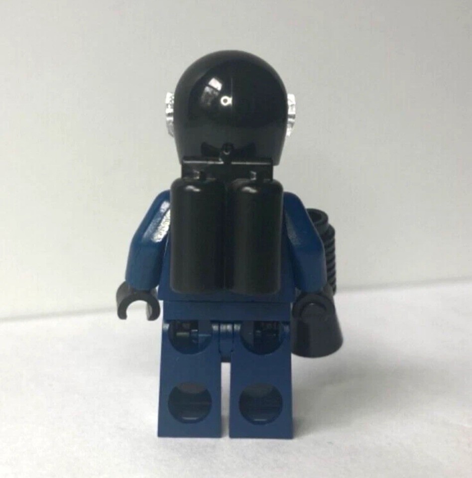 REAL LEGO Classic Dark Blue Spaceman PRINTED NO STICKER! Helmet ...