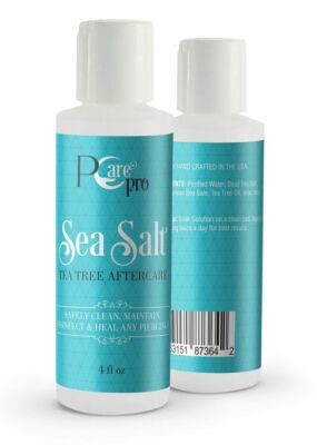 pCare Pro Piercing Aftercare 4oz Sea Salt Tea Tree Solution | eBay