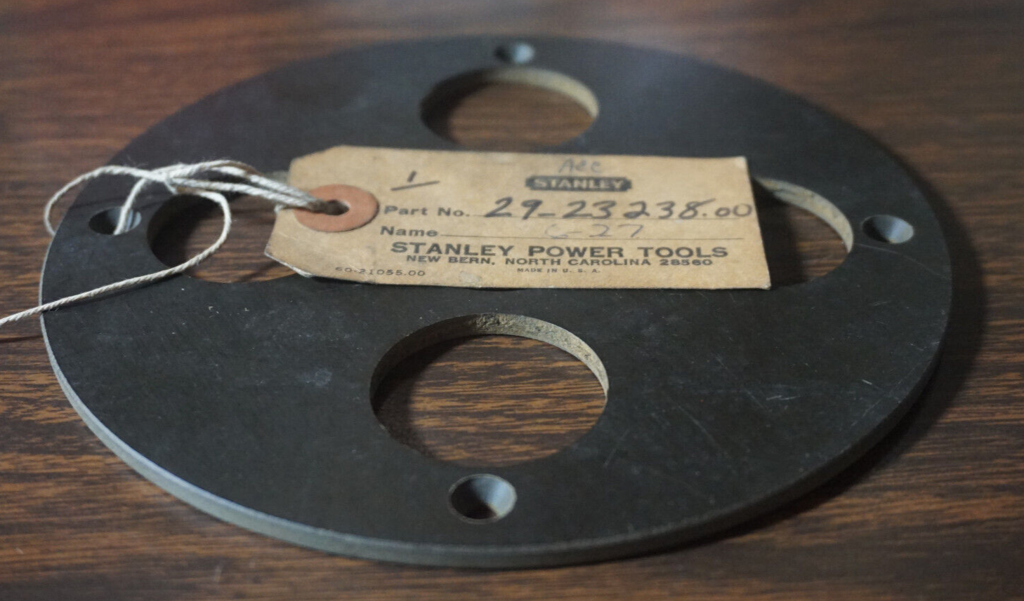 Super VTG STANLEY SUB BASE, #29-23238, For Router G-27 or 1-1/4Hp ...