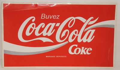 AUTOCOLLANT STICKER PUBLICITAIRE - COCA COLA - 19 X 33 CM | eBay