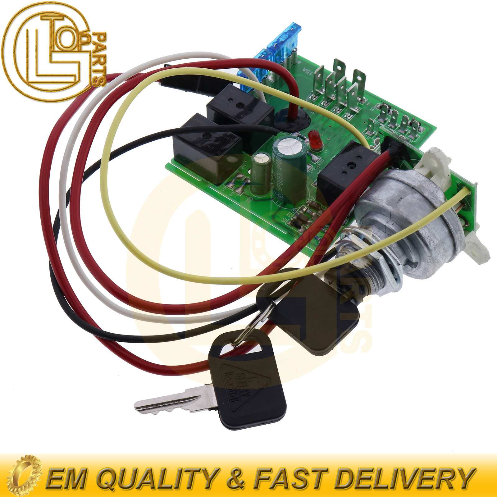 Ignition Key Switch Module AM132500 for John Deere GT225 GT235 GT235E ...