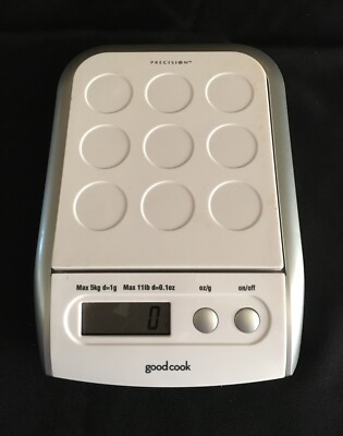 Good Cook Digital Precision Food Scale Model 12809 Batteries Included ...