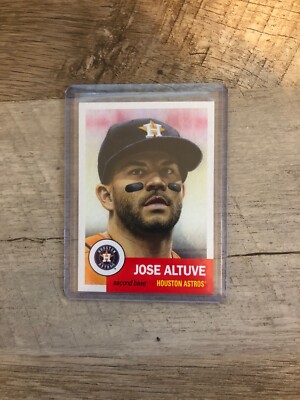 2018 JOSE ALTUVE Topps Living Baseball Set Card #16 Houston Astros | eBay