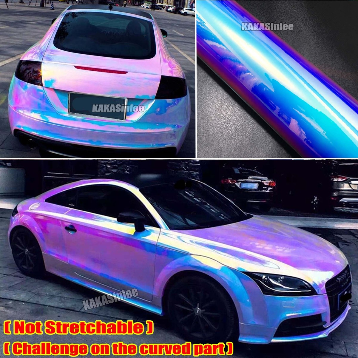 Blue Chameleon Auto Wrap