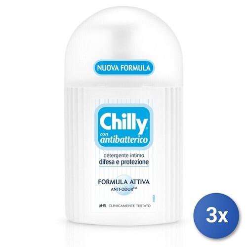 3X Chilly Intimate Soap 200 Ml. Ph 5 Blue Antib | eBay
