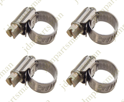 Narrow Band 9mm Steel Hose Clamp 8-16mm Made in Germany Pack of 4 HC8 ...