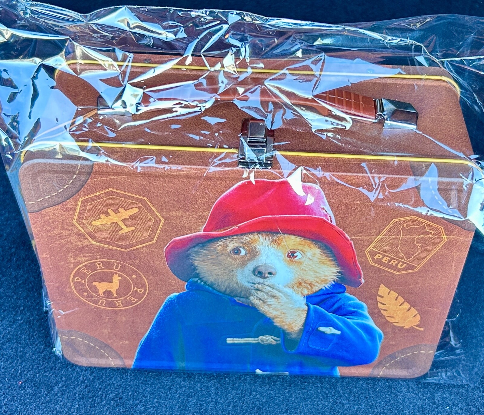 New Paddington Bear in Peru Suitcase Popcorn Bucket Tin Cinemark AMC ...