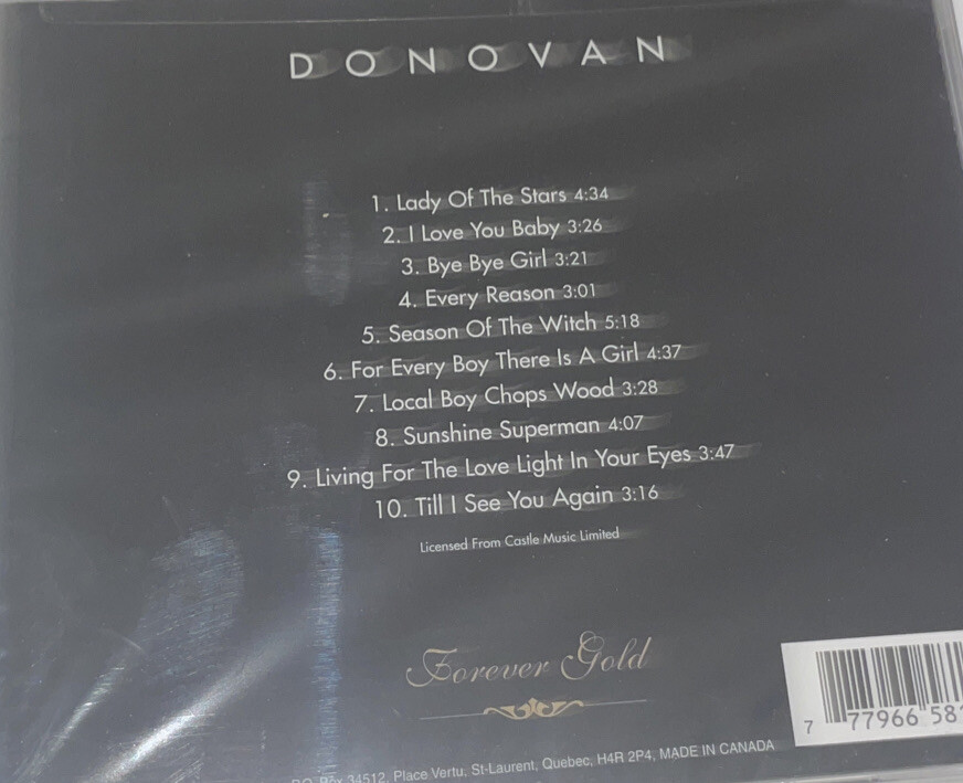 Forever Gold by Donovan (Donovan Phillips Leitch) (CD, Apr-2007, St. Clair) 777966581828| eBay