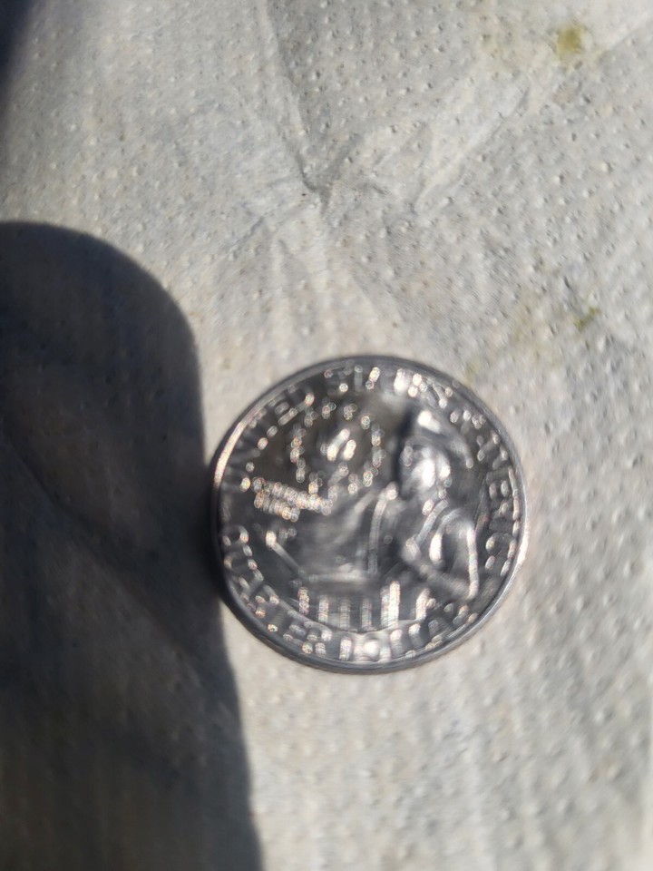 1776-1976 D US Bicentennial Quarter, Rare filled Mint Mark Regular De ...